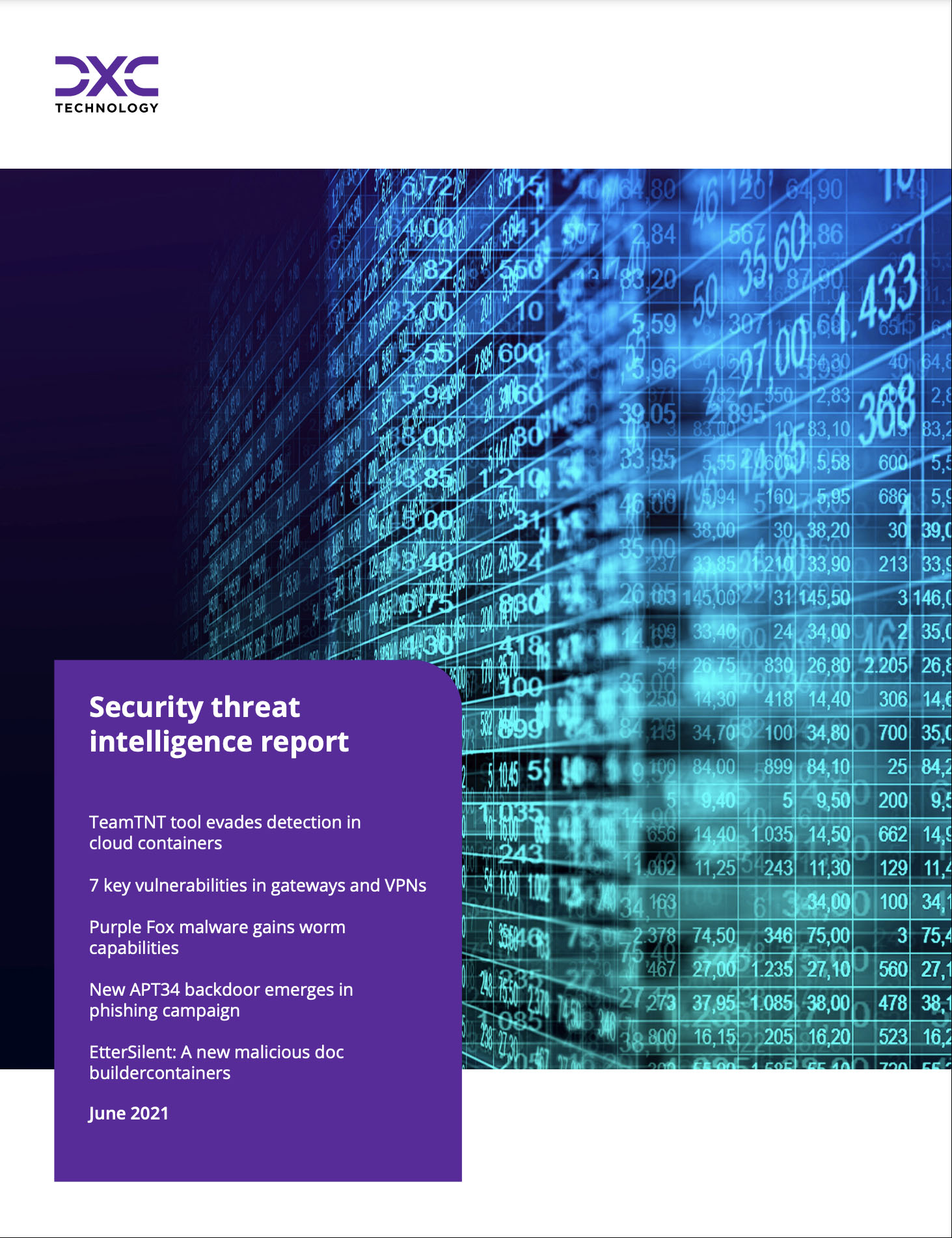 DXC Technology Security Threat Intelligence Reports